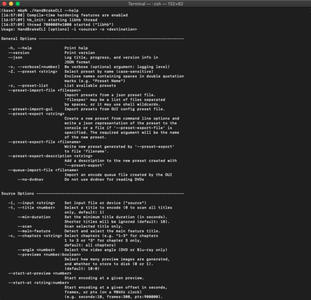 Handbrake CLI | eamexicano